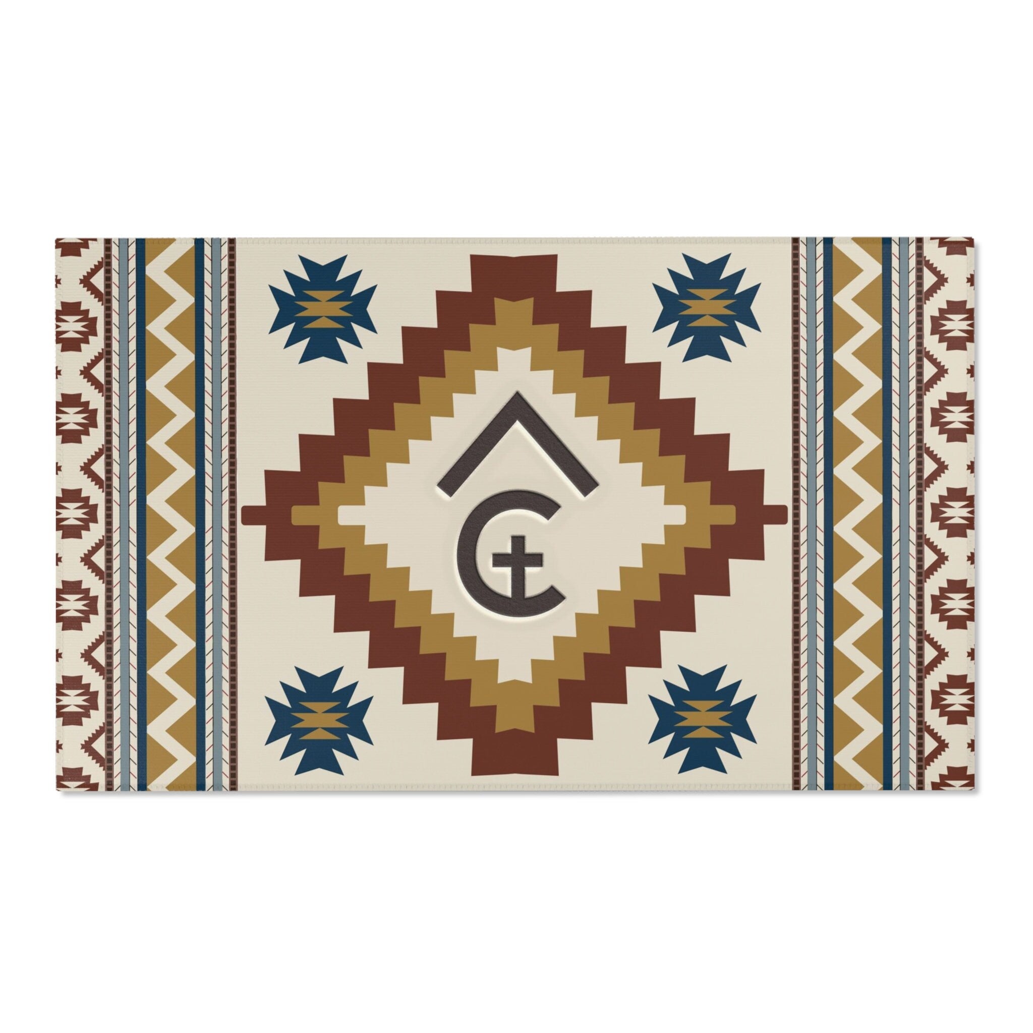 CUSTOM CATTLE BRAND Aztec Southwestern Style Rustic Ranch Boho Home De ...
